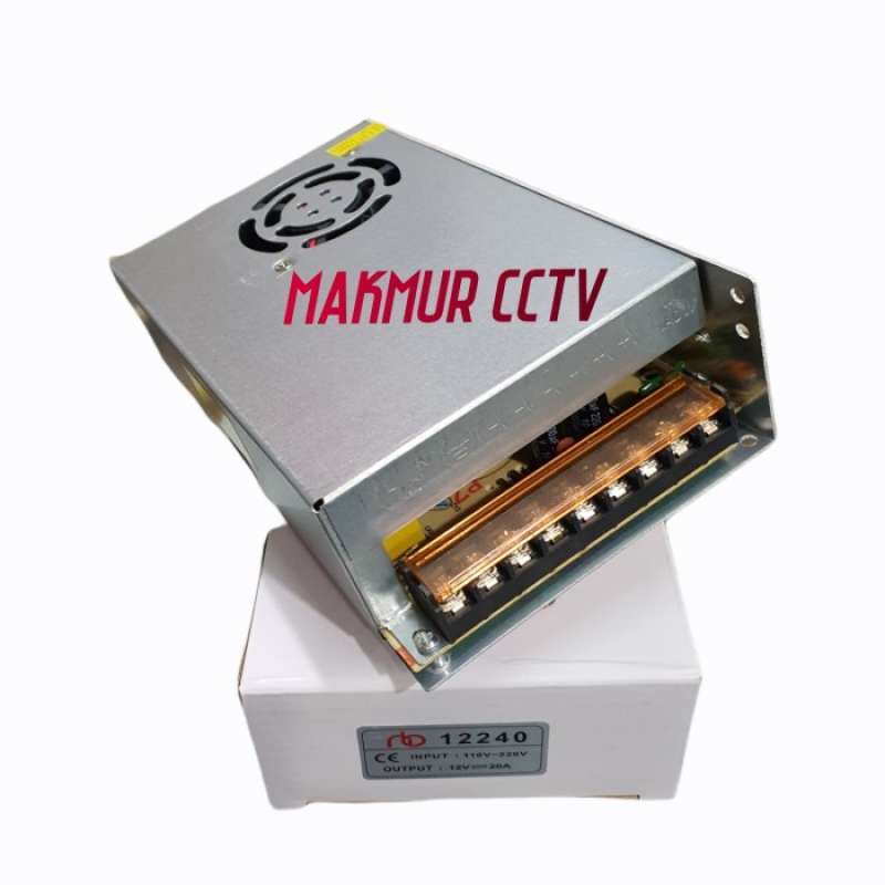 Jual Adaptor Power Supply Switching PSU 12v 20A Fan 12 Votl 20 Ampere ...