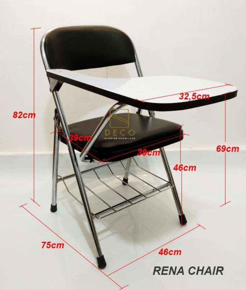 Jual Kursi Kuliah Kursi Ujian Kursi Sekolah Kursi Lipat Meja-rena Chair ...