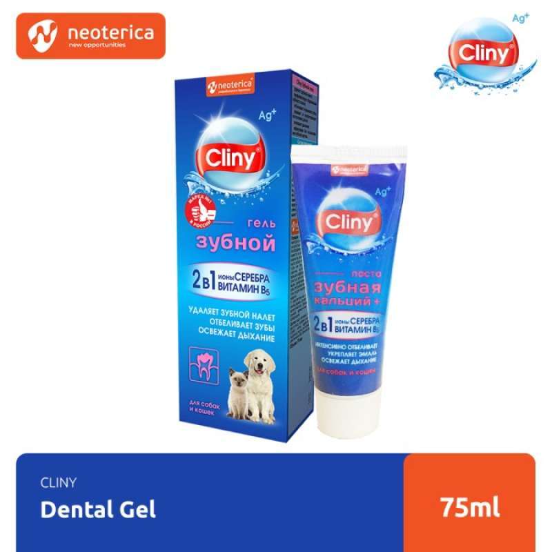 Promo Cliny Dental Gel For Cats & Dogs 75ml Diskon 23% di Seller Enigma ...