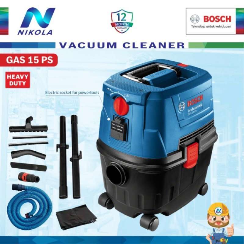Jual GAS 15 BOSCH Penyedot Debu PROFESSIONAL Vacuum Cleaner Wet & Dry ...