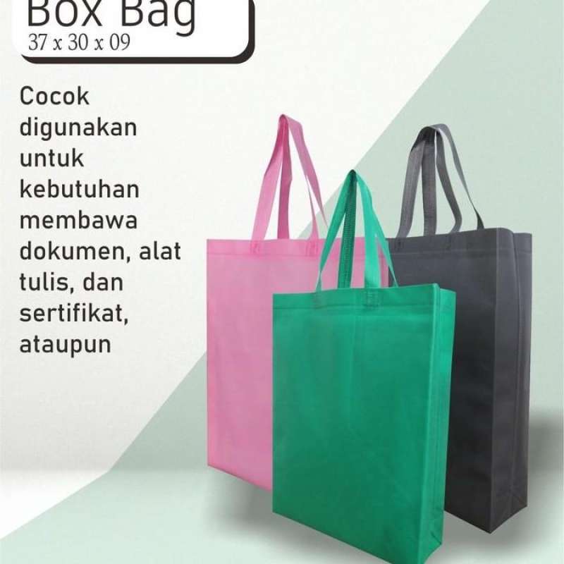 Jual Tas Spunbond Polos (37 X 30 X 9) Di Seller Aneka Stationery Malang ...