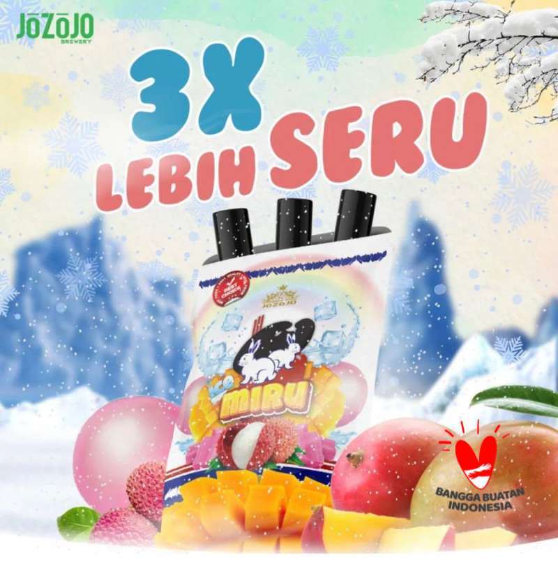 Jual Miru ICE Fruity Series Salt Nic Pack Edition 3X15ML by Jozojo ...