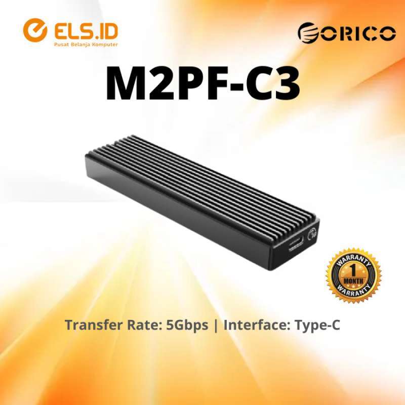 Jual Orico M2PF-C3 Casing SSD NVMe Type-C Up to 5Gbps di Seller ELS Computer Official Store ...