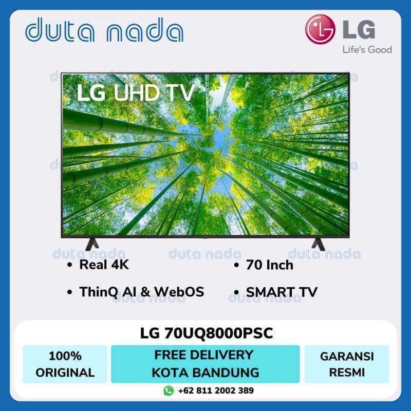 Jual LG UHD 4K SMART TV 70 INCH 70UQ8000 / 70UQ8000PSC di Seller Duta ...