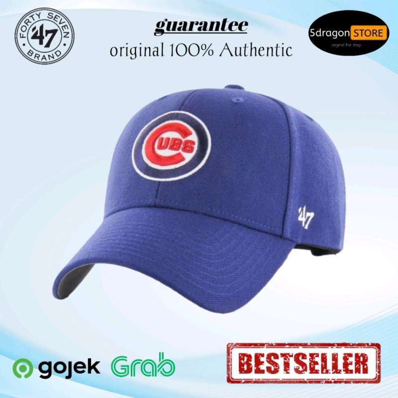Promo Topi 47 Brand Original Chicago Cubs Blue Royal Mvp Diskon 8% Di ...