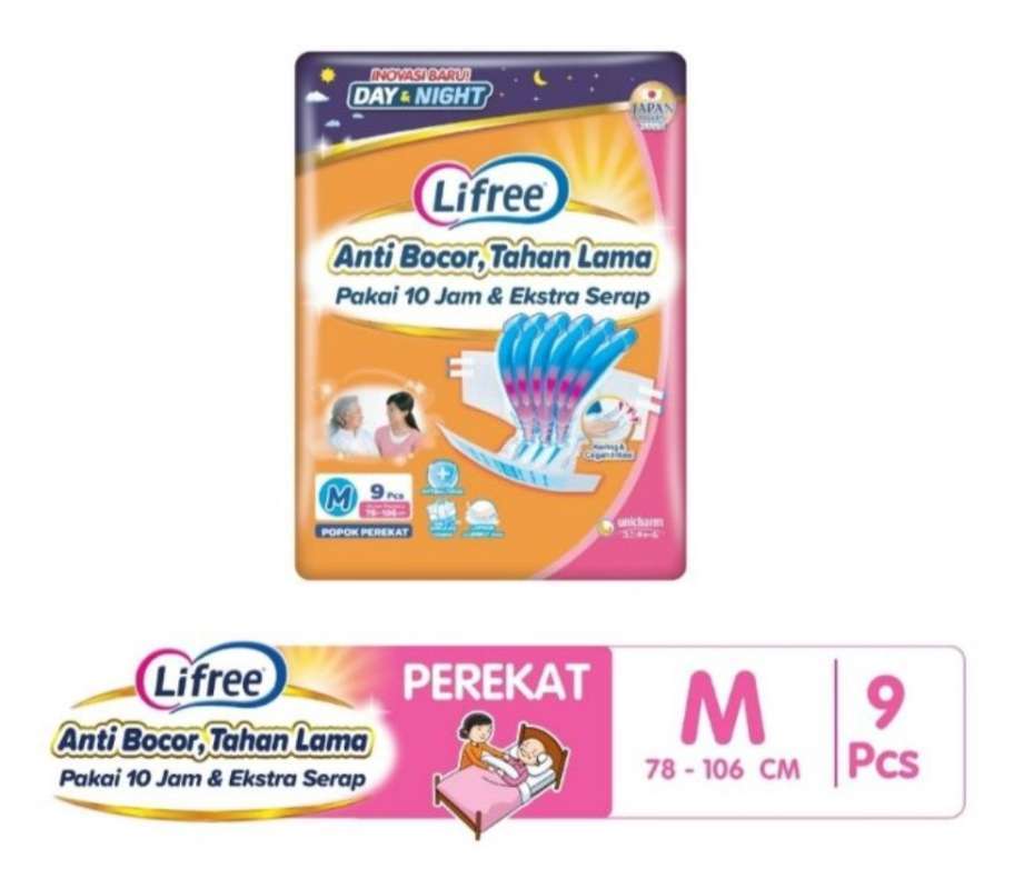 Jual Popok Dewasa Perekat Lifree Diaper Untuk Dewasa Lansia Ibu Melahirkan Kemasan Pack ...