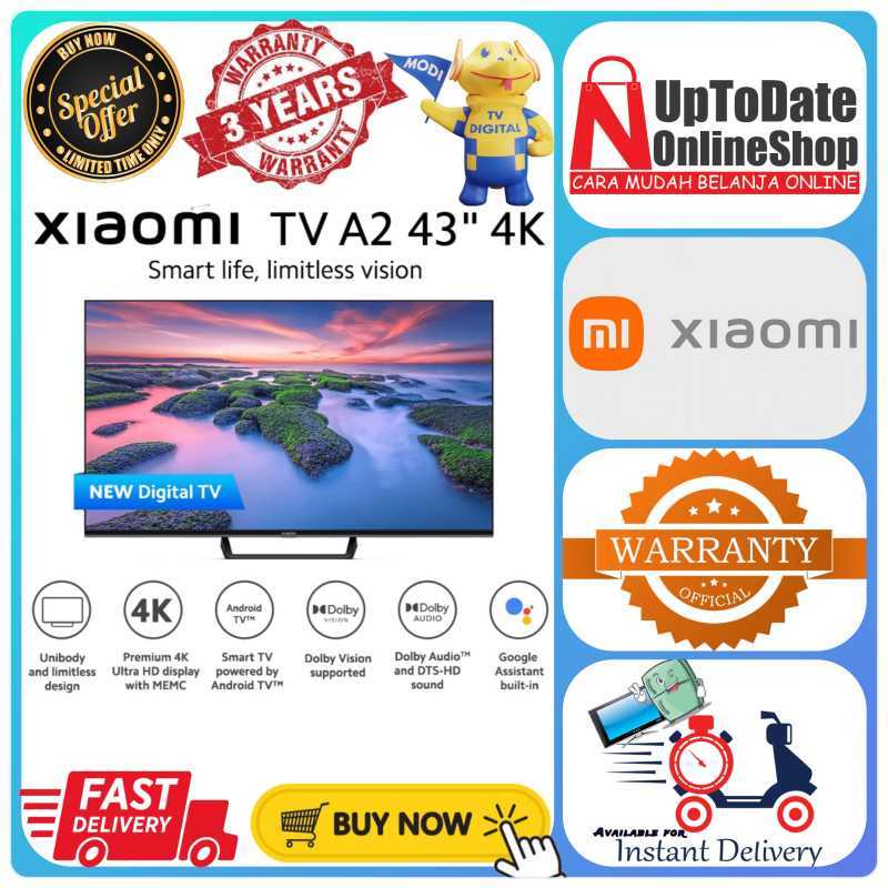 Tv Xiaomi A2 43 Garansi Resmi Indonesia 🔥 Harga Juni 2026
