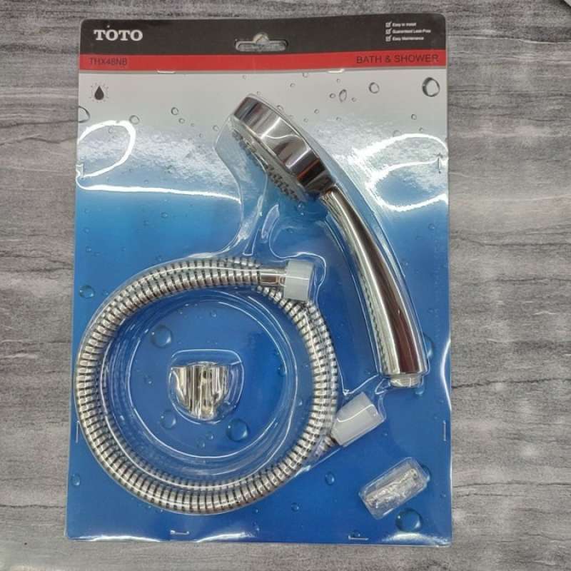 Promo Handshower Set Toto Minimalis Anti Karat Warna Chrome ToTo Diskon 23% di Seller ...