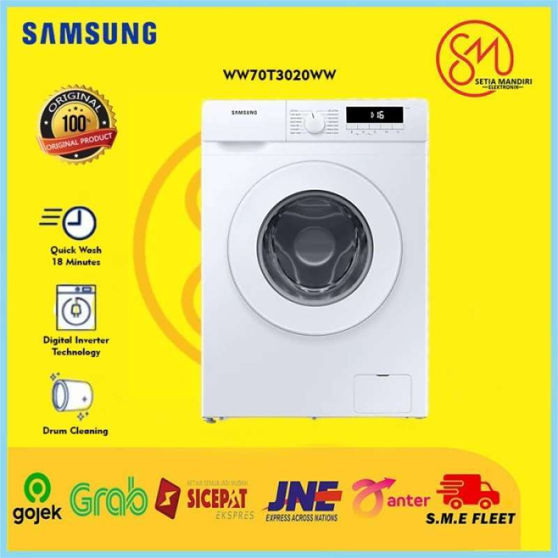Jual SAMSUNG 70T3020 Mesin Cuci 7 KG Front Loading Quick Wash WW70T3020WW di Seller Smartans ...