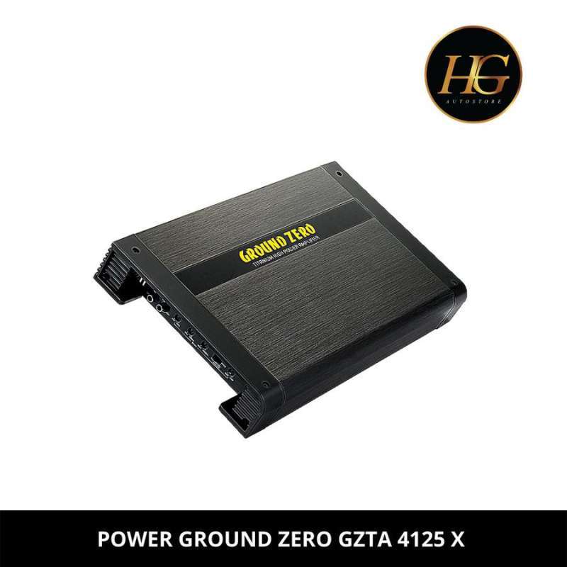 Jual Power Amplifier Mobil Ground Zero Gzta 4125 X Di Seller Hg Auto ...