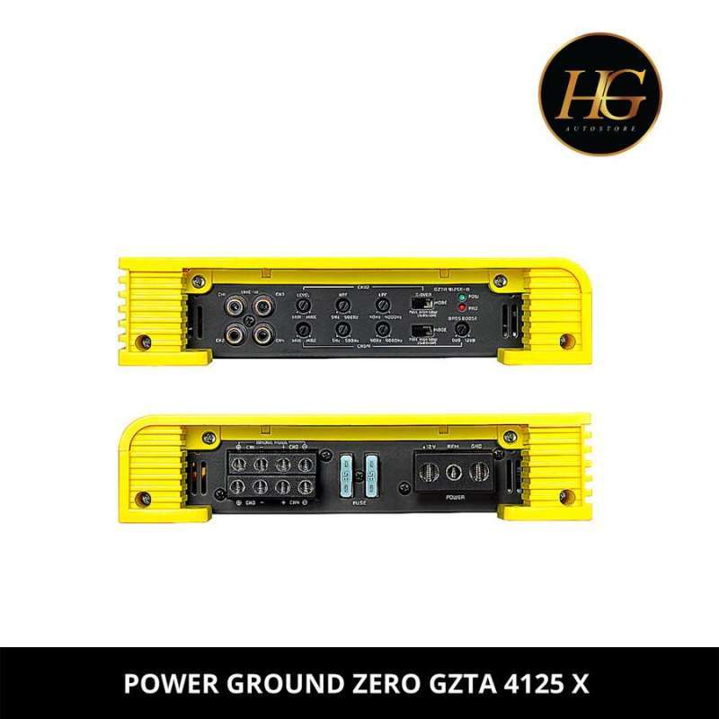 Jual Power Amplifier Mobil Ground Zero Gzta 4125 X Di Seller Hg Auto ...
