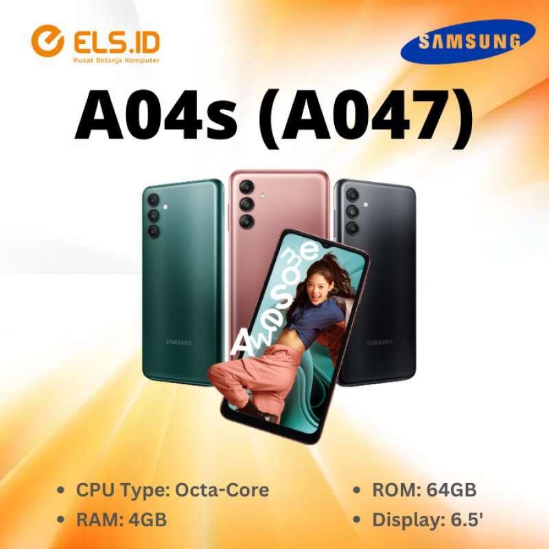 Jual Samsung Galaxy A04s (A047) (4/64GB) Duos di Seller ELS Computer ...