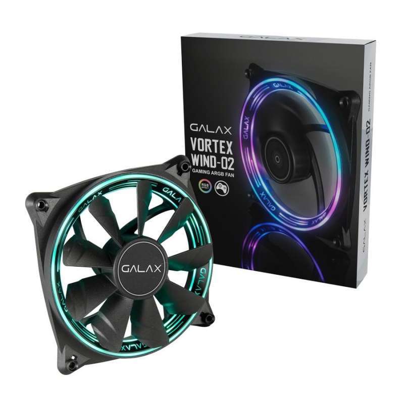 Jual GALAX Vortex Wind VW-02 ARGB 12CM Fan 1200RPM di Seller ...