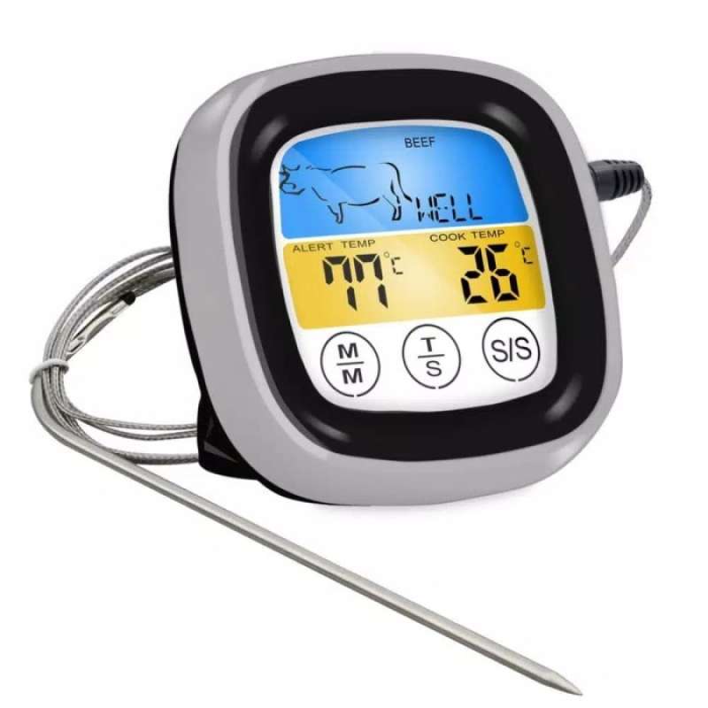 Jual Termometer Masak Daging BBQ Touchscreen Digital Cooking ...