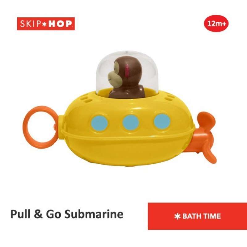 Jual Skip Hop Zoo Bath Pull and Go Submarine Mainan Mandi Bayi - Monkey ...