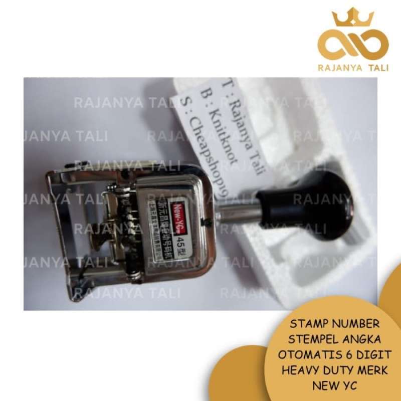 Promo Jual STAMP NUMBER STEMPEL ANGKA OTOMATIS 6 DIGIT HEAVY DUTY MERK ...