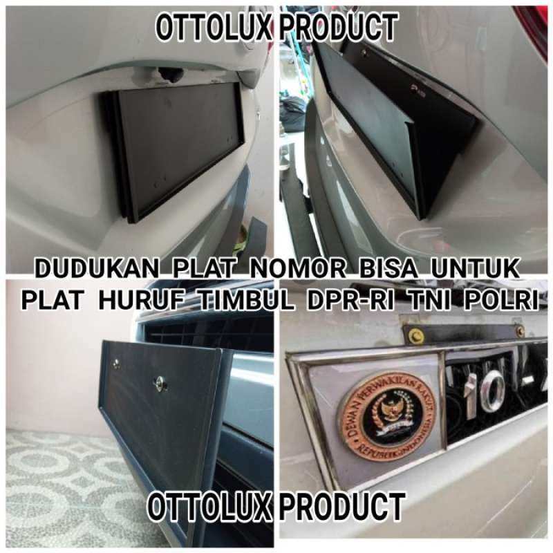 Promo Dudukan plat nomor bisa untuk plat dinas timbul kuningan Dpr-Ri ...