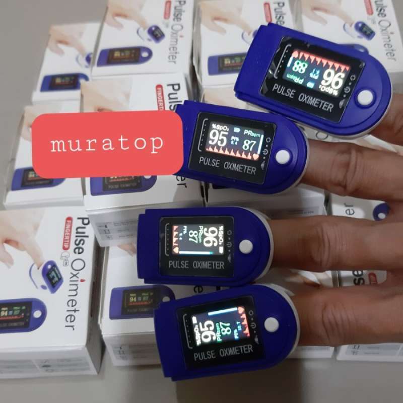 Promo Finger Pulse Oxymeter, Alat Pengukur Detak Jantung Dan Kadar ...