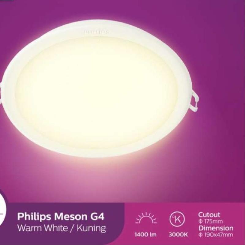 Promo Philips Downlight - 59469 MESON 175 21W 30K WH Recessed LED ...