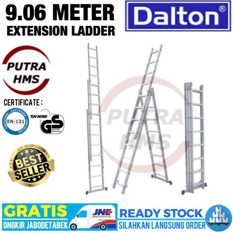 Promo Tangga Alumunium Extension 9 Meter Dalton ML-613, Lipat ...