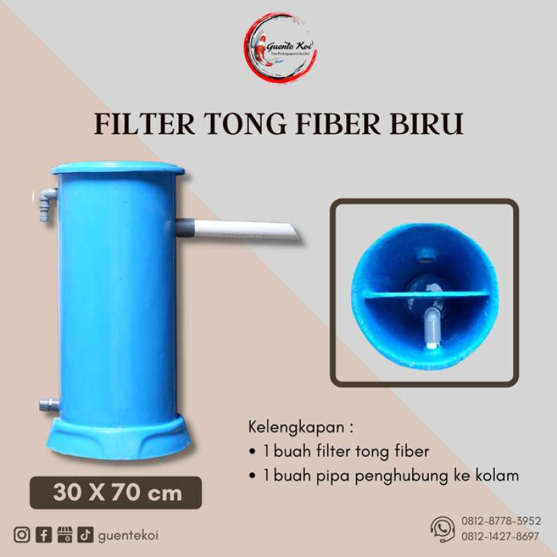 Promo Filter Tong Fiber - Filter Kolam Fiber - Filter Tong diameter ...