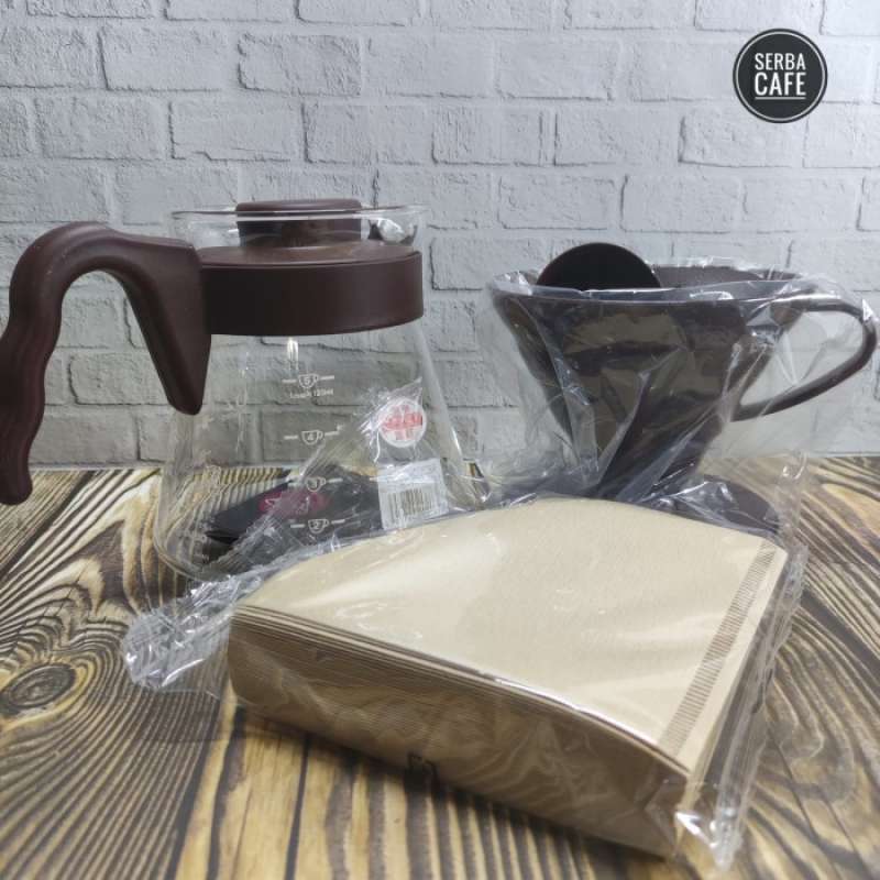 Jual Hario V60 Dripper Server Set 02 (ORIGINAL) di Seller MoroBuy ...