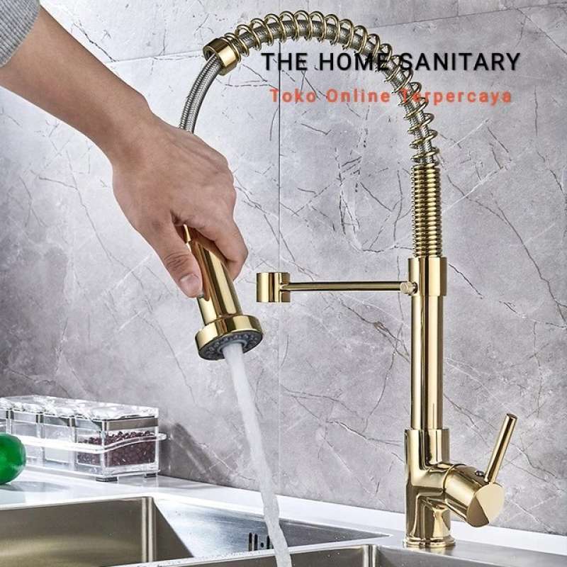 Promo KRAN TARIK KITCHEN SINK PANAS DINGIN KRAN PANTRY MIXER STAINLESS ...