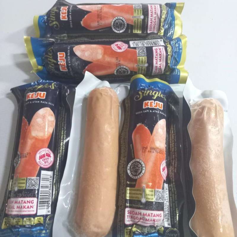 Jual Sosis sapi dan ayam isi keju Sosis Kanzler Sosis jumbo single pack ...