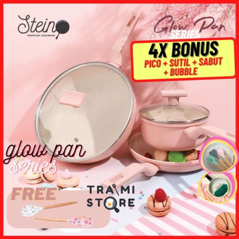 Jual Stein Steincookware Glow Pan Original Set Lengkap 3 Panci 2 Tutup ...