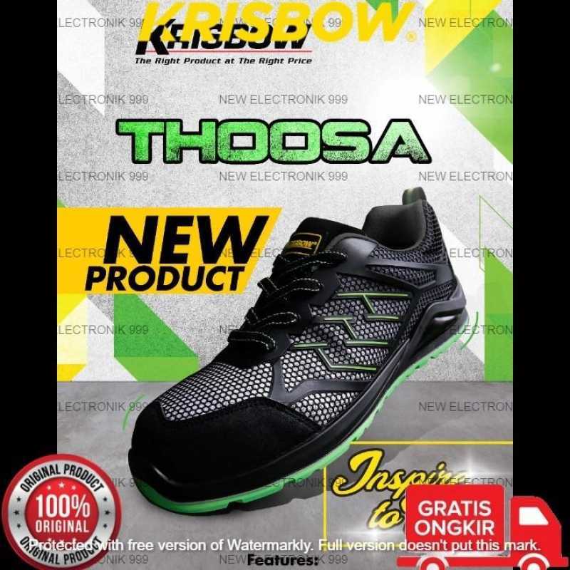 Jual Krisbow Sepatu Pengaman Thoosa Hitam Safety Shoes Thoosa - 43 Di ...