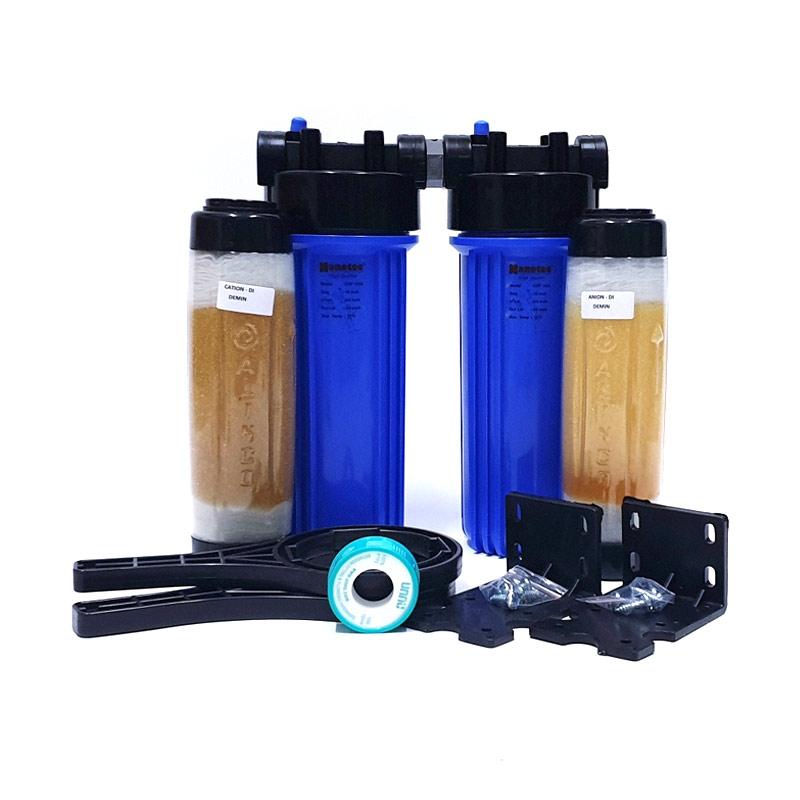 Jual Elim 2 Housing Filter Air Demineralisasi - Blue [10 Inch/ Cation ...