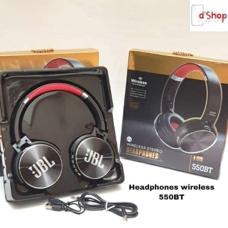 Jual HEADPHONE BT WIRELLES JBL 550 ON EAR BLUETOOTH Super Mewah FULL ...