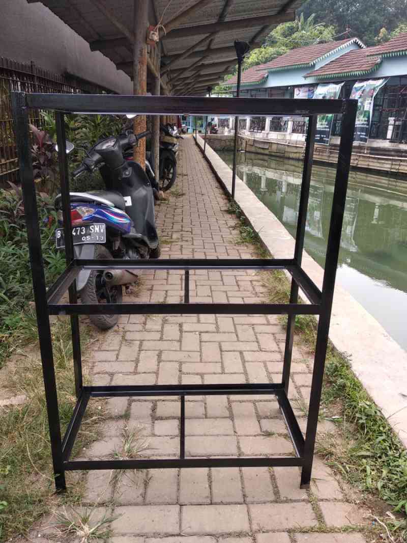 Promo RAK AQUARIUM BESI SIKU UKURAN 80x40x120cm Diskon 23% di Seller ...