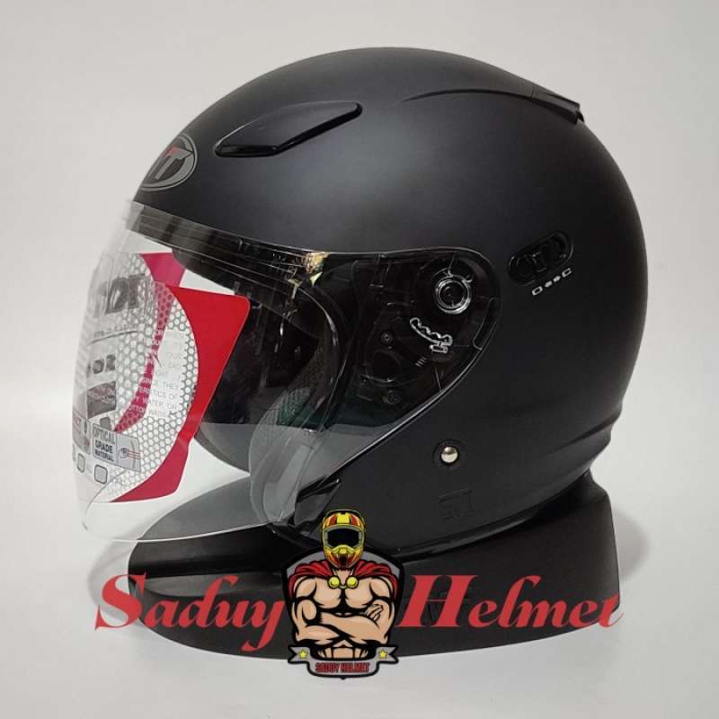 Jual Helm Kyt Dj Maxi Solid Polos Black Dop - Hitam Dop Di Seller ...