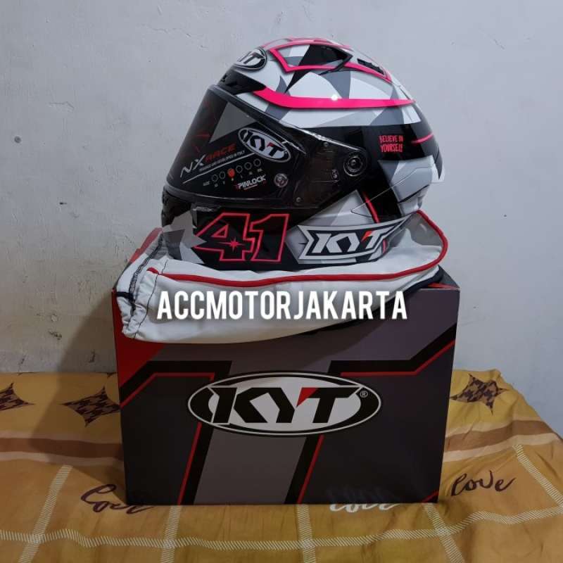Promo KYT NX Race Alex Espargaro 41 Limited Edition SNI - Multivariasi Multicolor Diskon 23% di ...