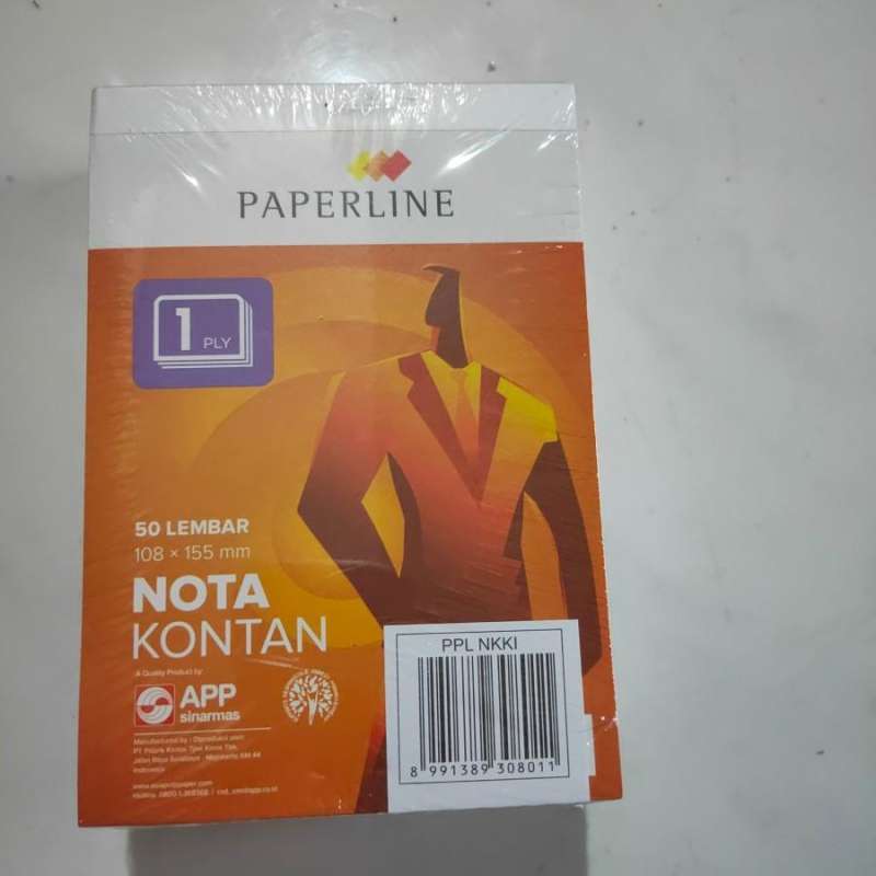 Jual Nota Kontan Kecil 1 Ply Paperline Isi 10 Buku Di Seller Atk Sukses ...