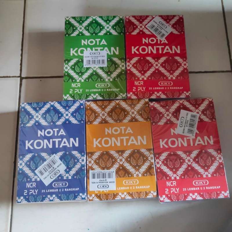 Jual Nota Kontan 2 Ply Kecil Kiky Isi 10 Pcs di Seller ATK SUKSES ...