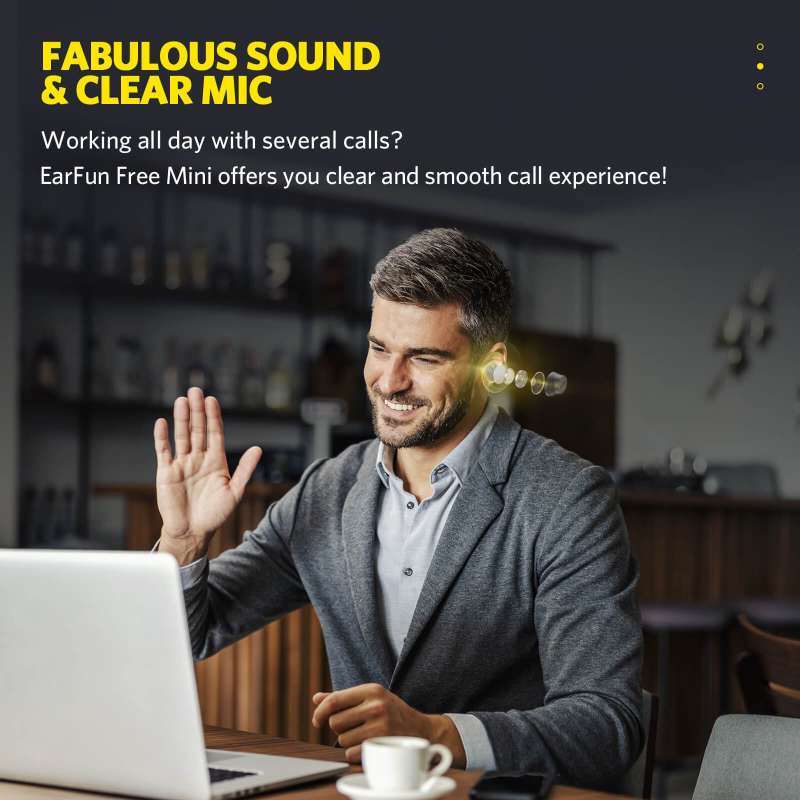 Promo Earfun Free Mini True Wireless Earbuds - Tws Mini Buds Super Bass ...