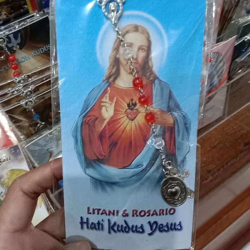 Jual KAPLET LITANI DAN ROSARIO HATI KUDUS YESUS di Seller Toko Buku ...