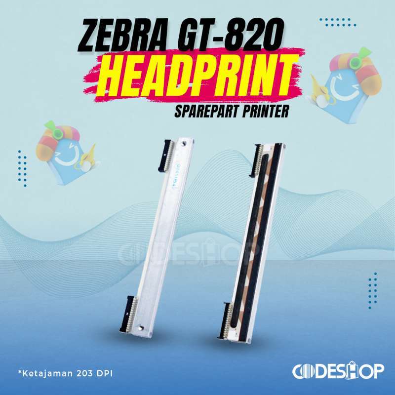 Jual SPARE PART PRINTER BARCODE HEADPRINT ZEBRA GT-820 di Seller ...