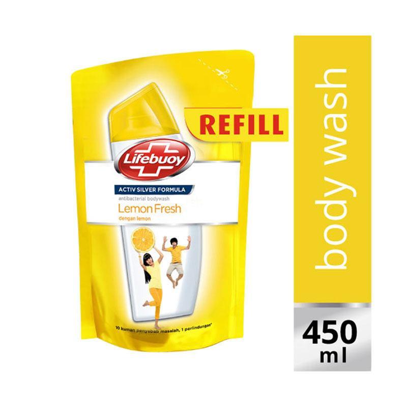 Jual Lifebuoy Lemon Fresh Body Wash [450 Ml/ Reffile] Di Seller Ayu ...