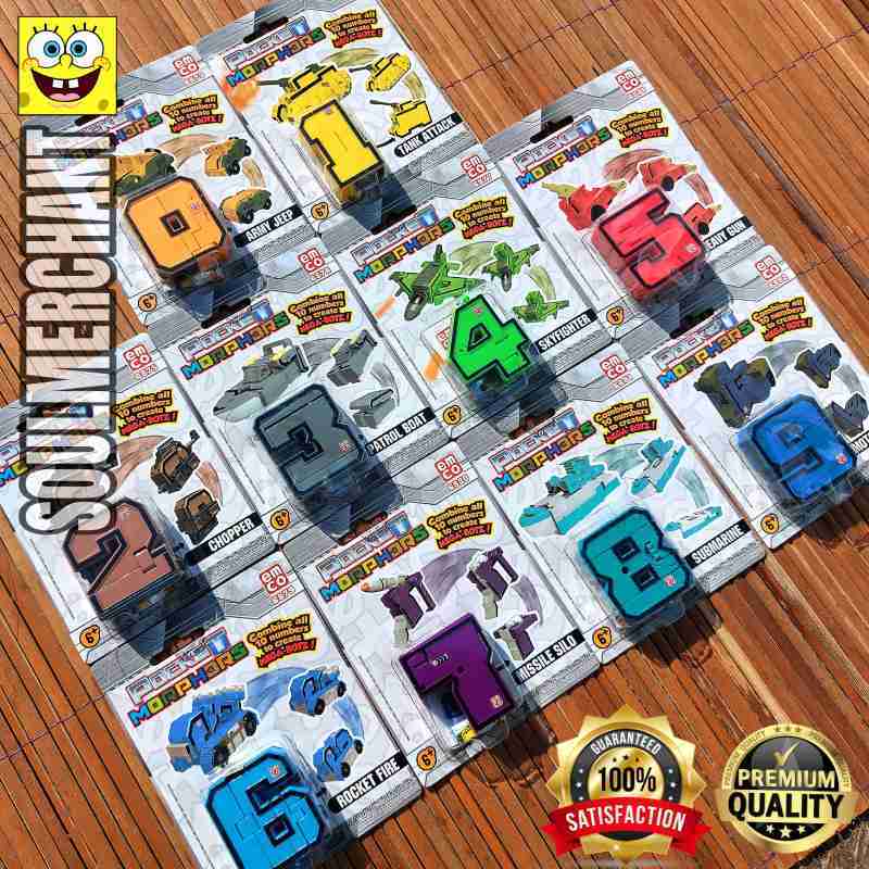 Jual Emco Pocket Morpher Morphers Numbers Set Lengkap (0-9 ...