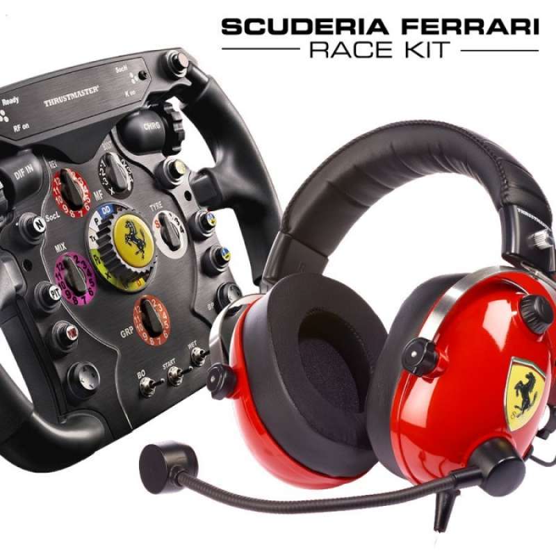 Jual Thrustmaster TRacing Scuderia Ferrari Race Kit Wheel & Gaming ...