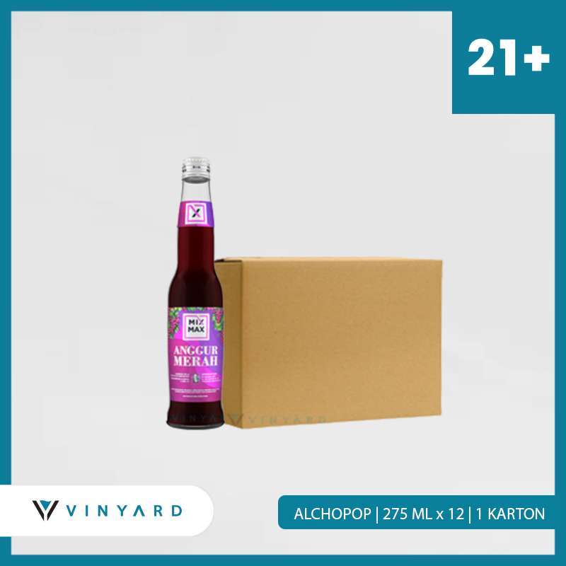 Jual PROMO Mix Max Anggur Merah [275 mL] ( 12 Botol )1 Karton di Seller ...