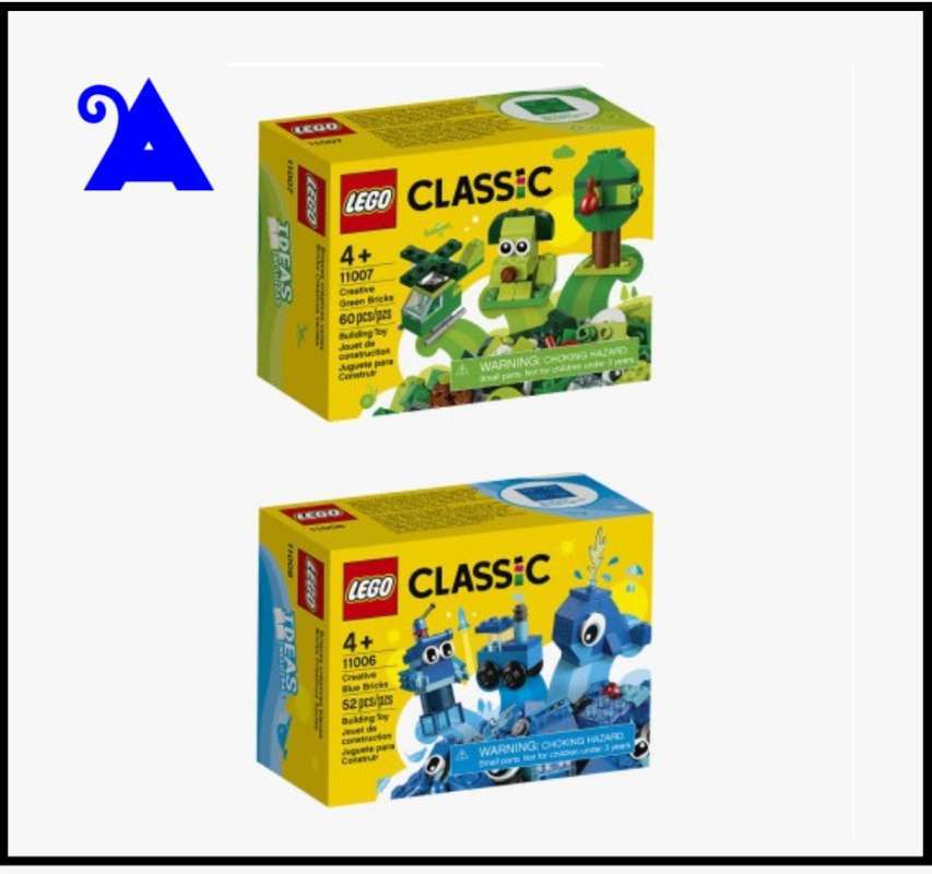 Jual LEGO CLASSIC Creative Bricks Green and Blue Original di Seller Wi ...