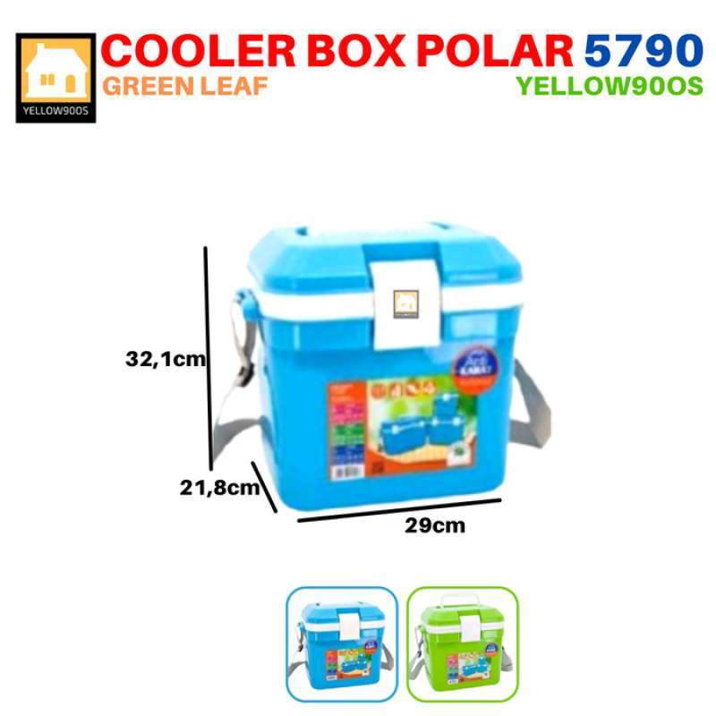 Jual Cooler Box Polar Kotak Pendingin 6,5 Liter Green Leaf di Seller ...