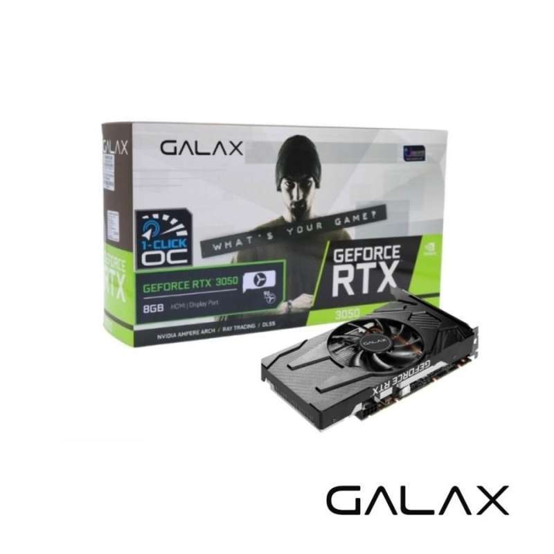 Jual GALAX Nvidia Geforce RTX 3050 8GB GDDR6 (1-Click OC) 128Bit SINGLE ...