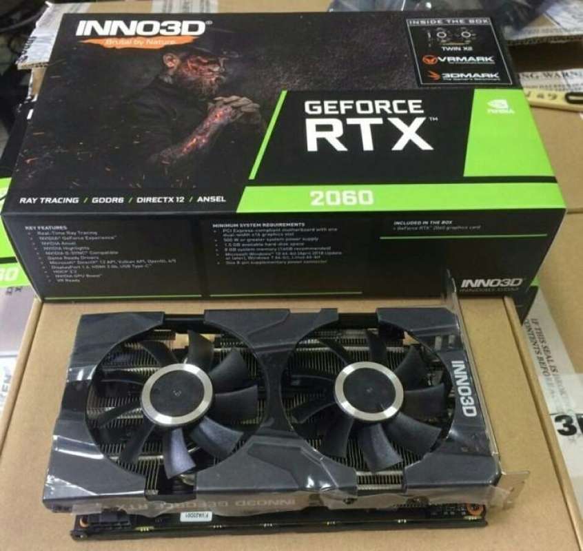 Jual Inno3D GeForce RTX 2060 Twin X2 Komputer Rakitan Gaming Design ...