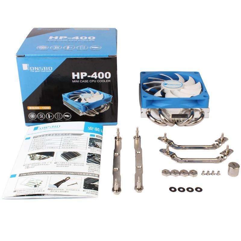 Jual Jonsbo Hp400 Down Flow Cpu Cooler - Low Profile Cooling 1x 90mm ...