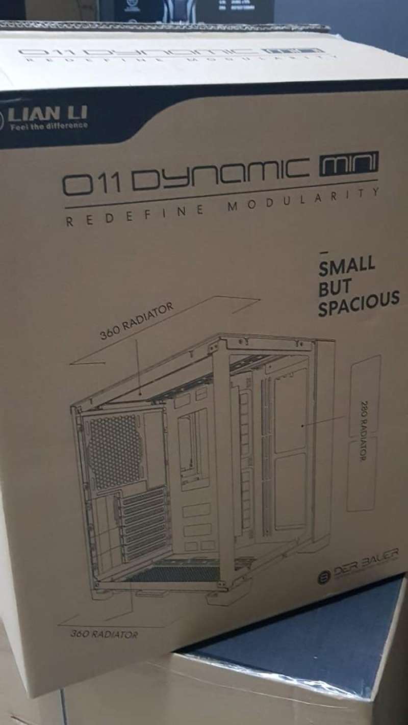 Jual Lian Li 011 - Dynamic Mini White - Tempered Glass Case Modular 7 ...